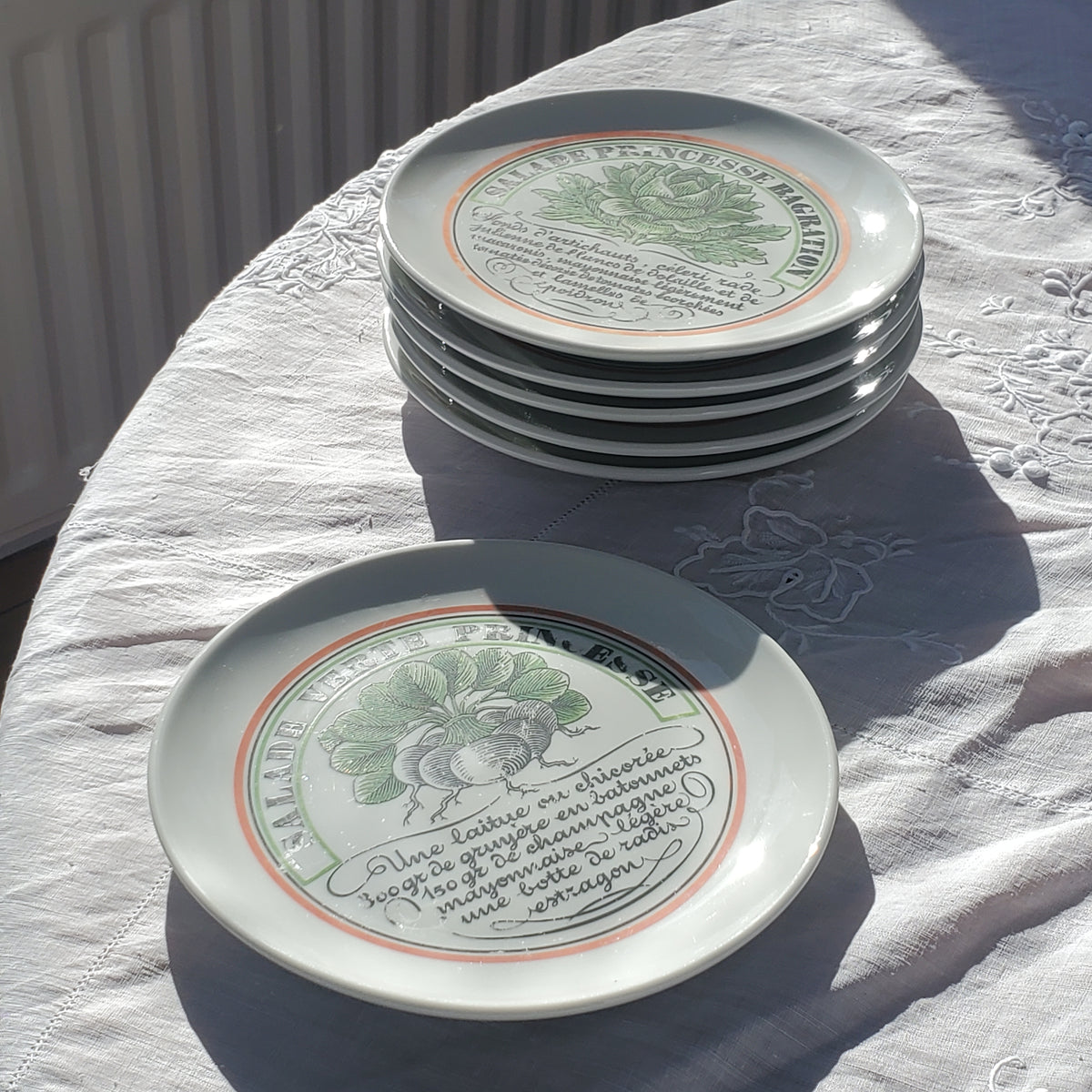 A Set Of Six French Vegetable Plates – The Antik Store