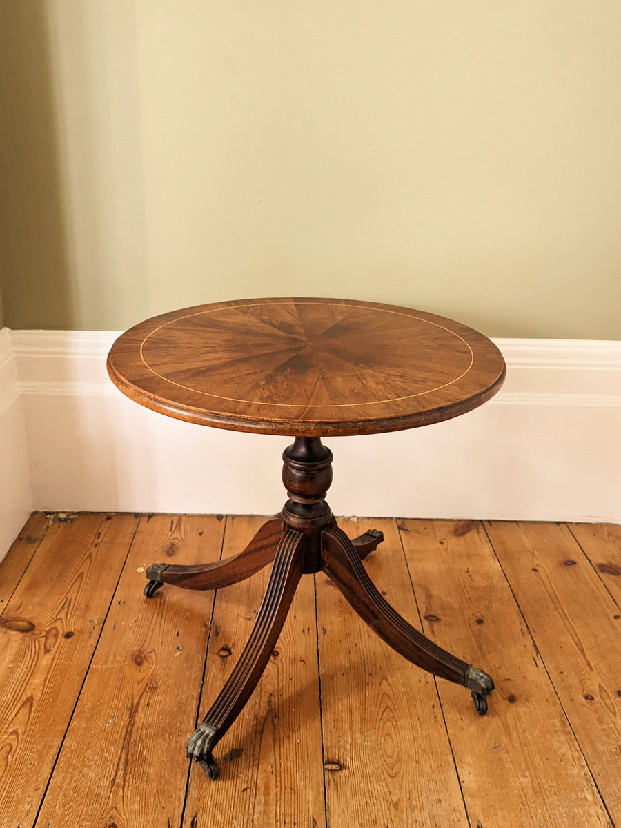 Regency Style Mahogany Coffee Table with Lion Claw Legs – The Antik Store