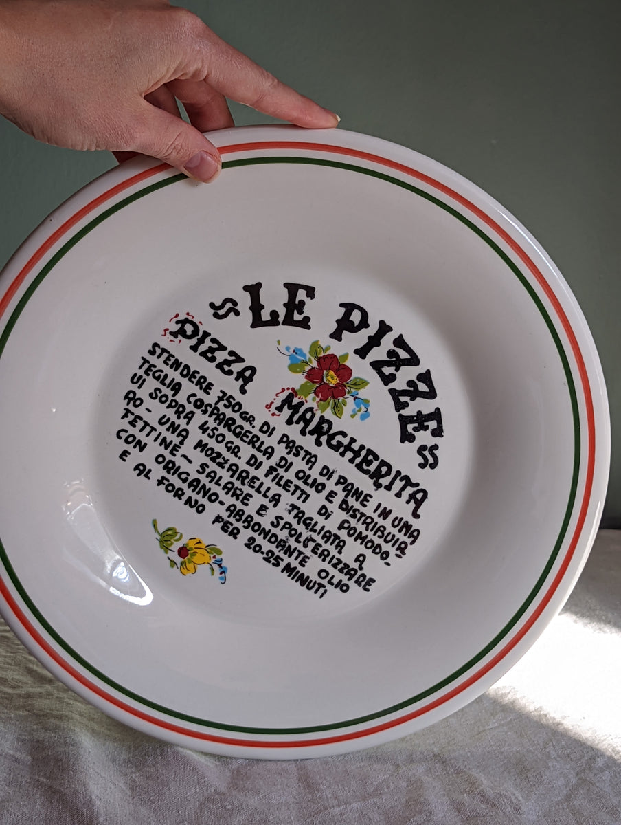 Italian pizza plate – The Antik Store